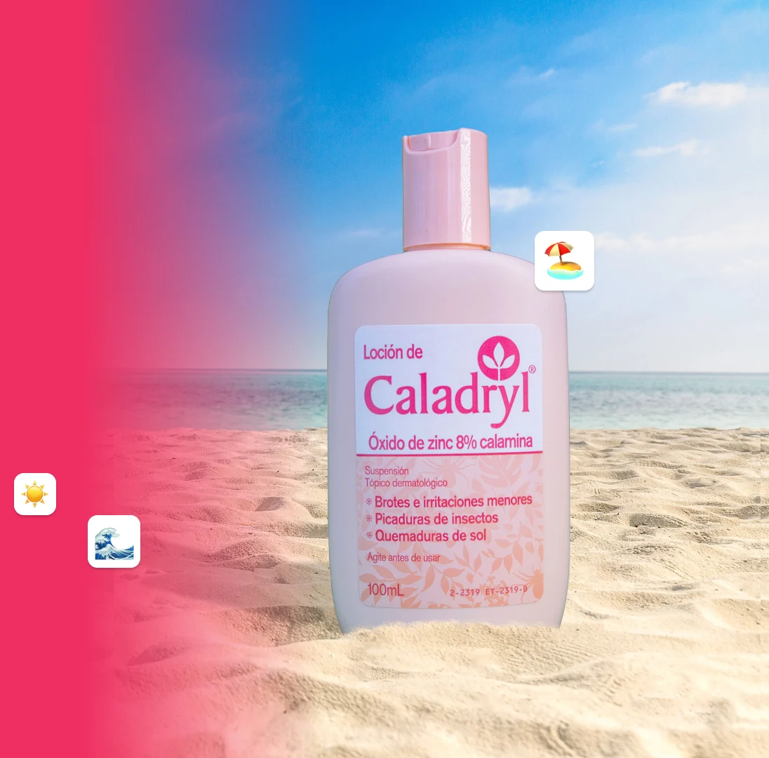 Caladryl: Loción para Quemaduras de Sol, Picaduras e Irritación